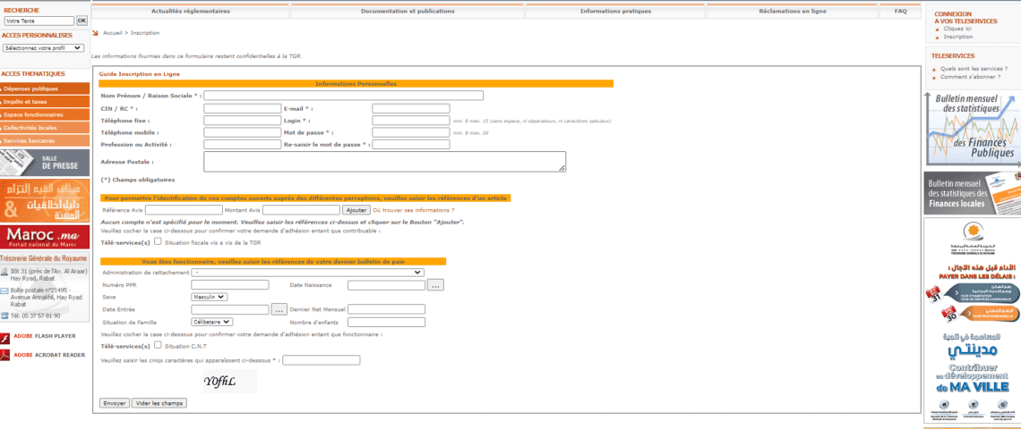 Tabligh Masirh خدمة تبليغ مسير الاطلاع على الوضعية الإدارية - Ennajah.ma
